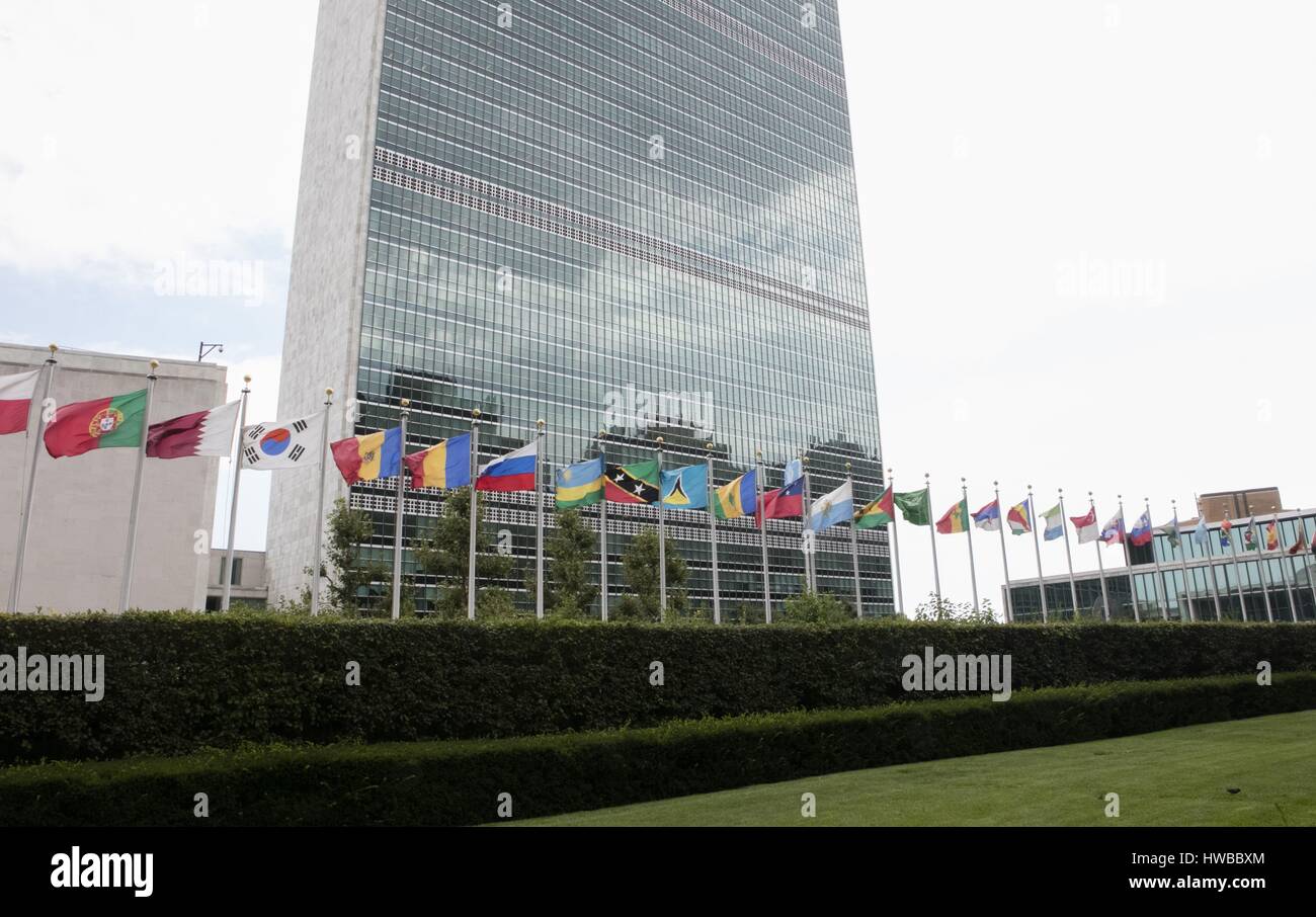United Nations, New York, USA, August 05 2016 - Photos of the UN ...