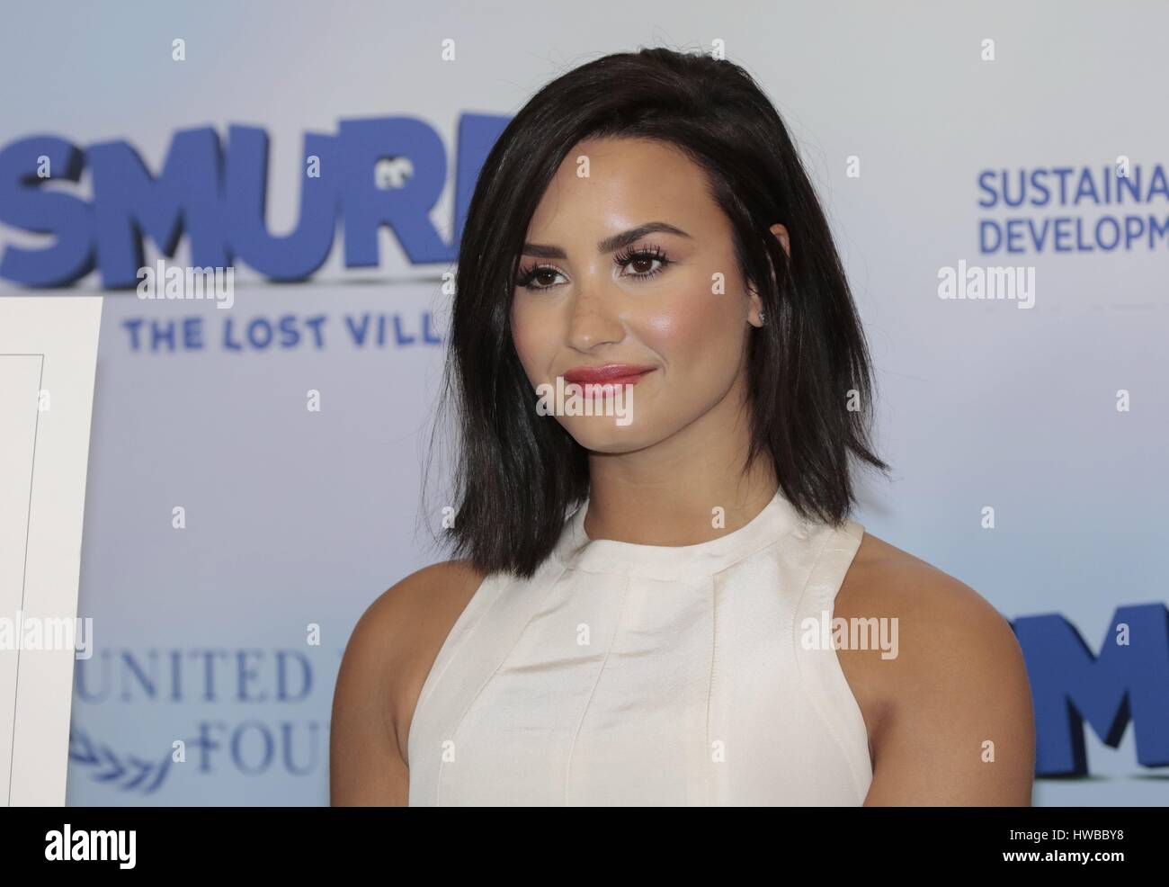 United Nations, New York, USA, 18 March 2017 - Actress and singer Demi ...