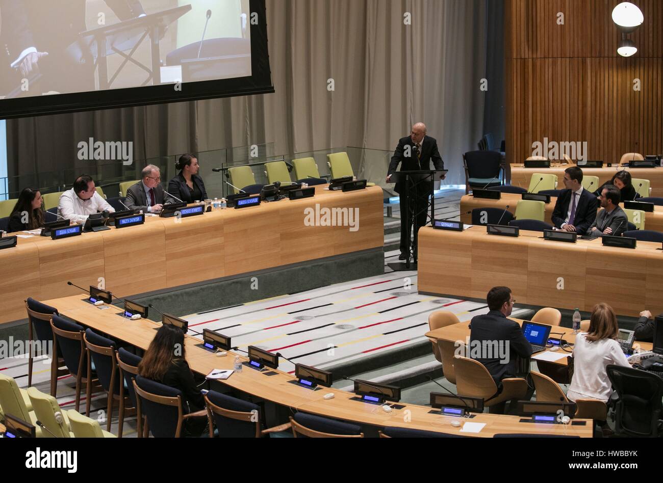 United Nations, New York, USA, July 29 2016 - Ambassador Harald Braun ...