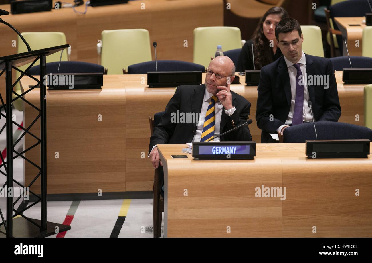 United Nations, New York, USA, July 29 2016 - Ambassador Harald Braun ...