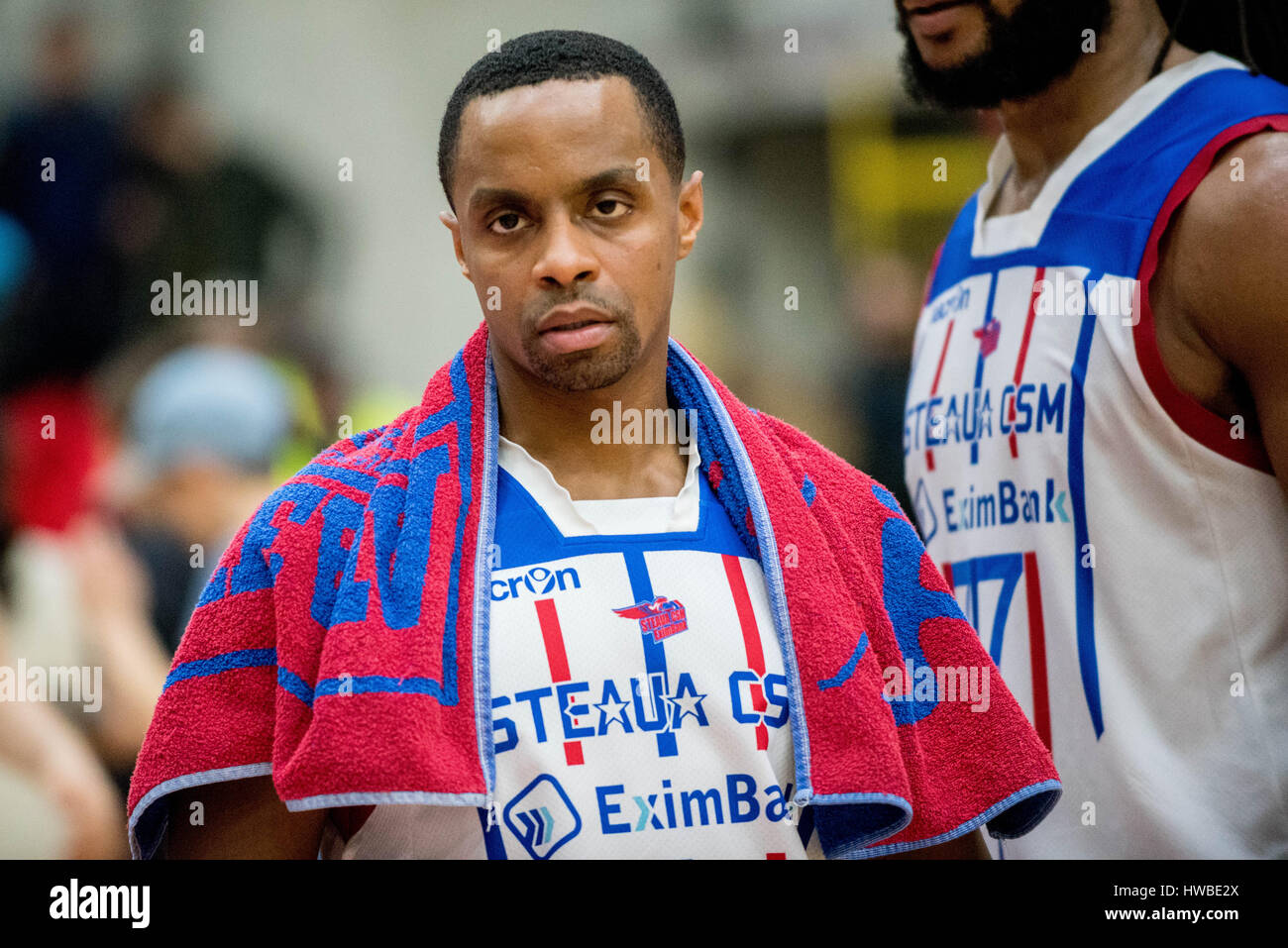 March 18, 2017: Morris Curry #7 of Steaua CSM EximBank Bucharest during ...