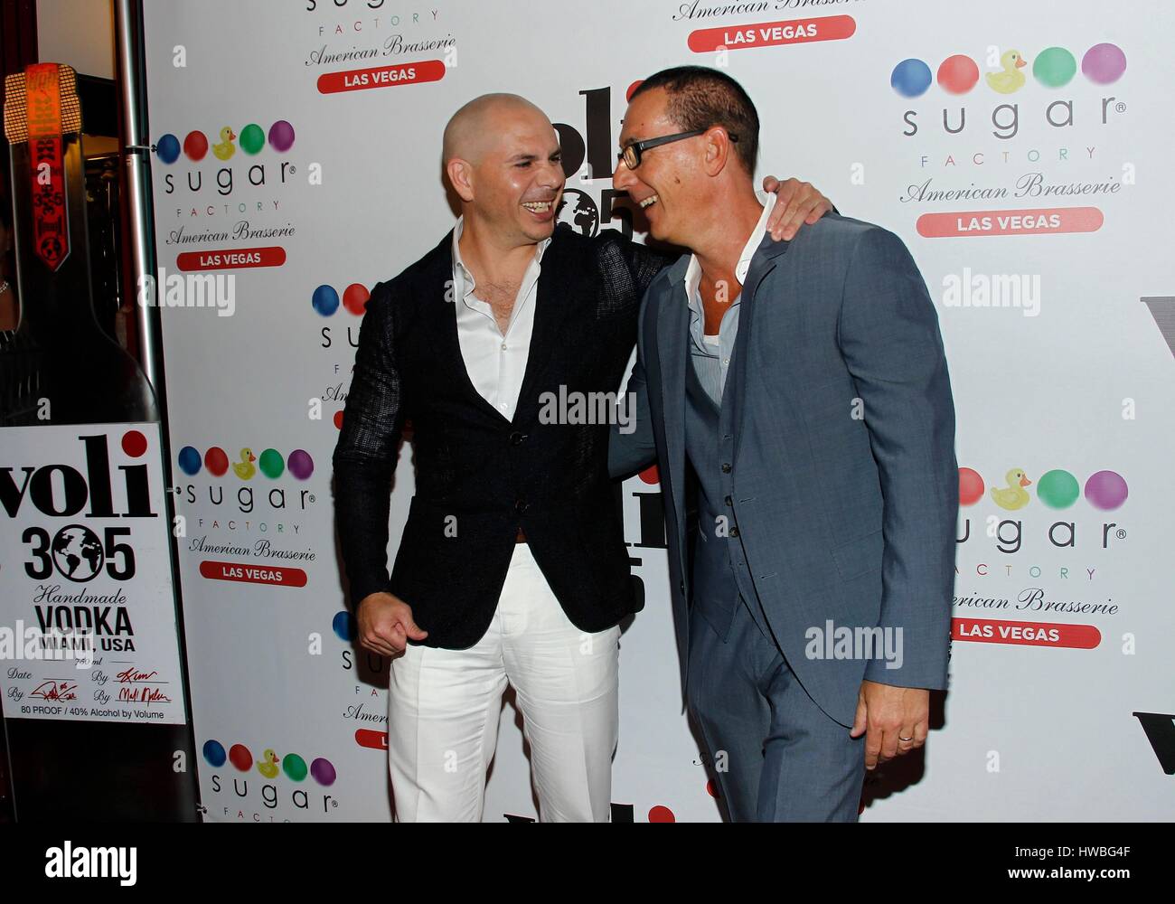 Las Vegas, NV, USA. 19th Mar, 2017. Pitbull, Steve Davidovici at ...