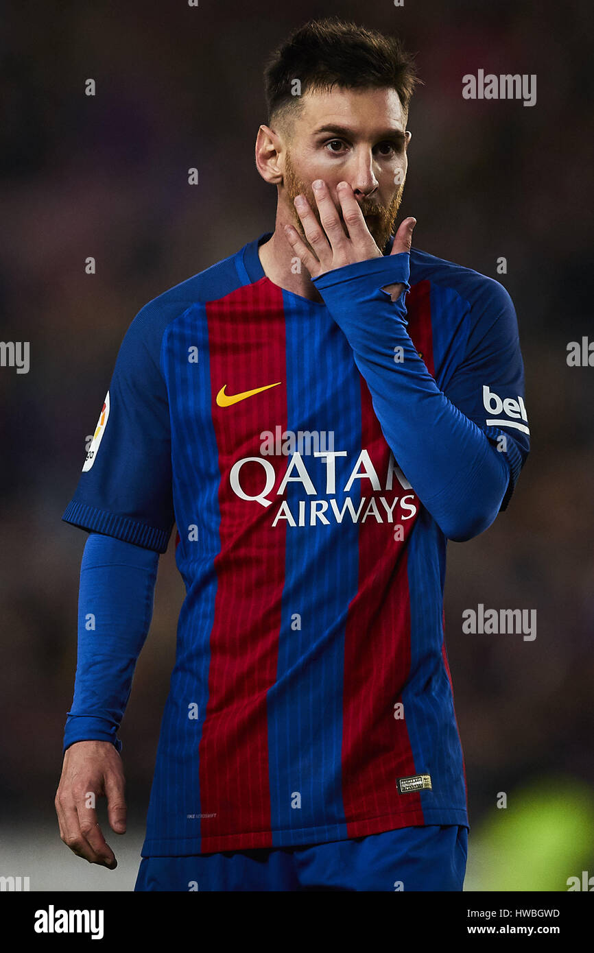 Barcelona, Spain. 19th Mar, 2017. Lionel Messi (FC Barcelona), during ...