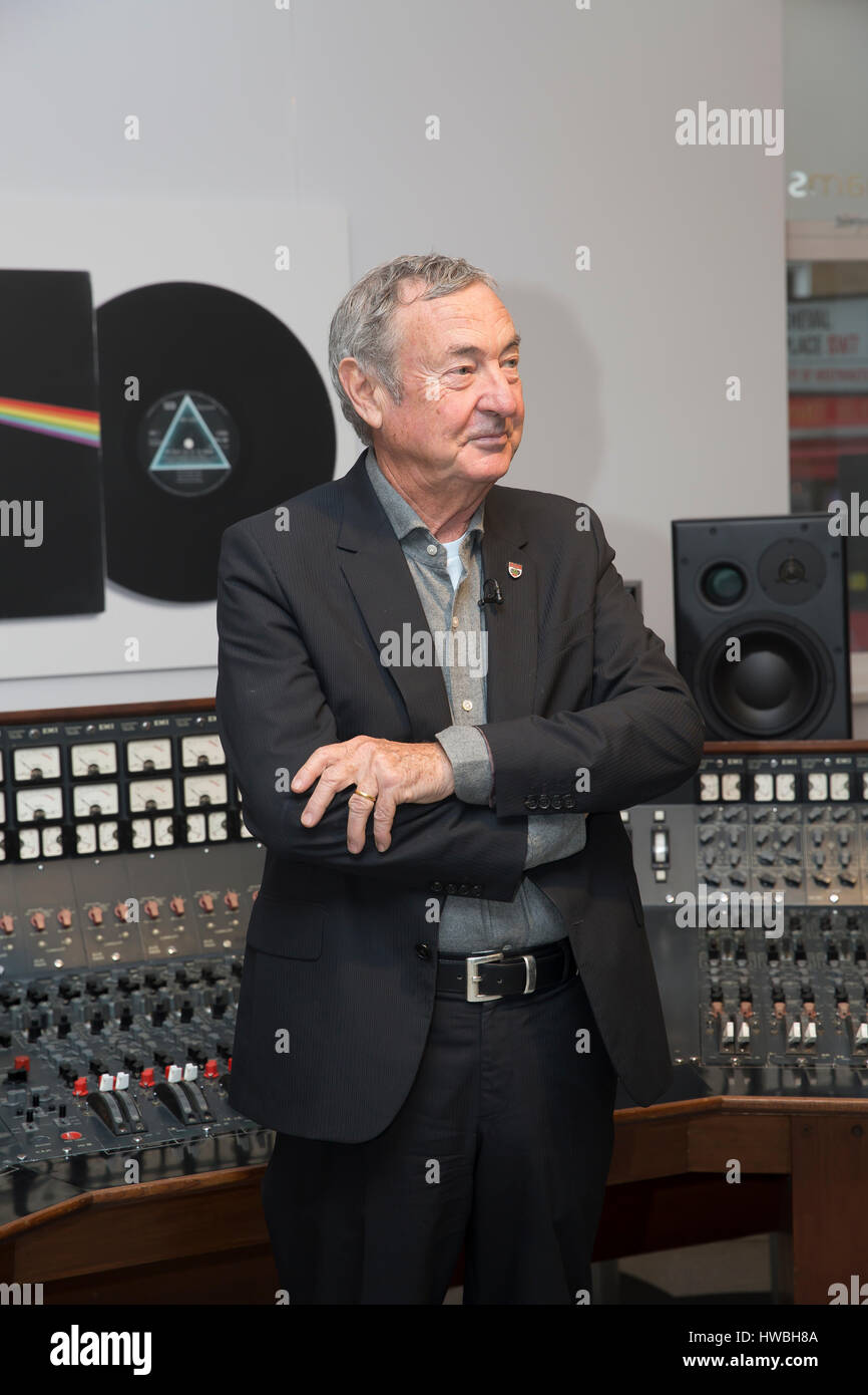 Knightsbridge, UK. 20th Mar, 2017. Renowned Pink Floyd drummer Nick ...