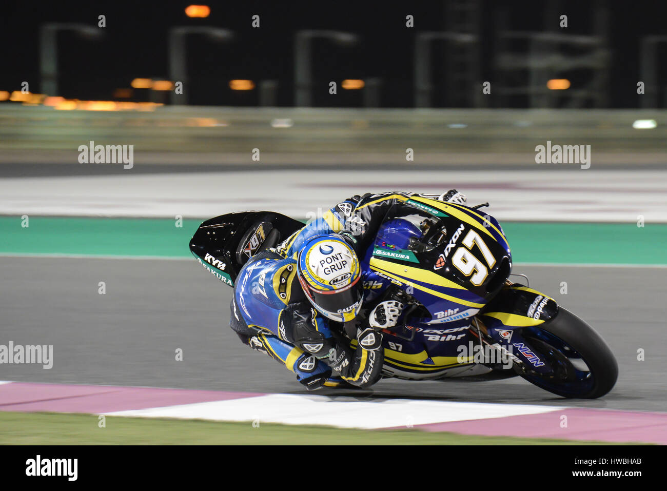 Losail Circuit, Qatar. 19th Mar, 2017. Xavi Vierge who rides TECH 3 ...