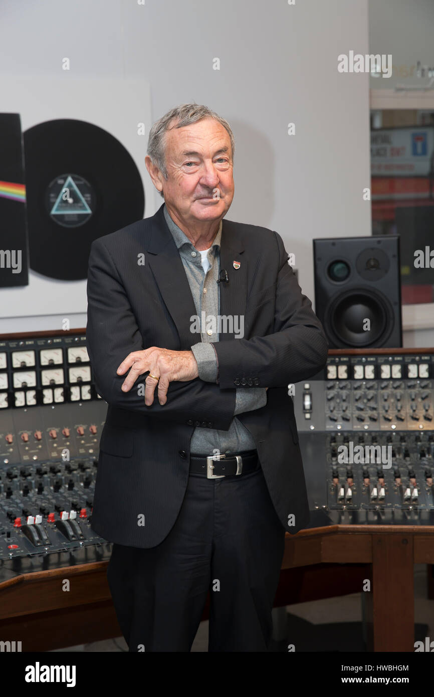 Knightsbridge, UK. 20th Mar, 2017. Renowned Pink Floyd drummer Nick ...