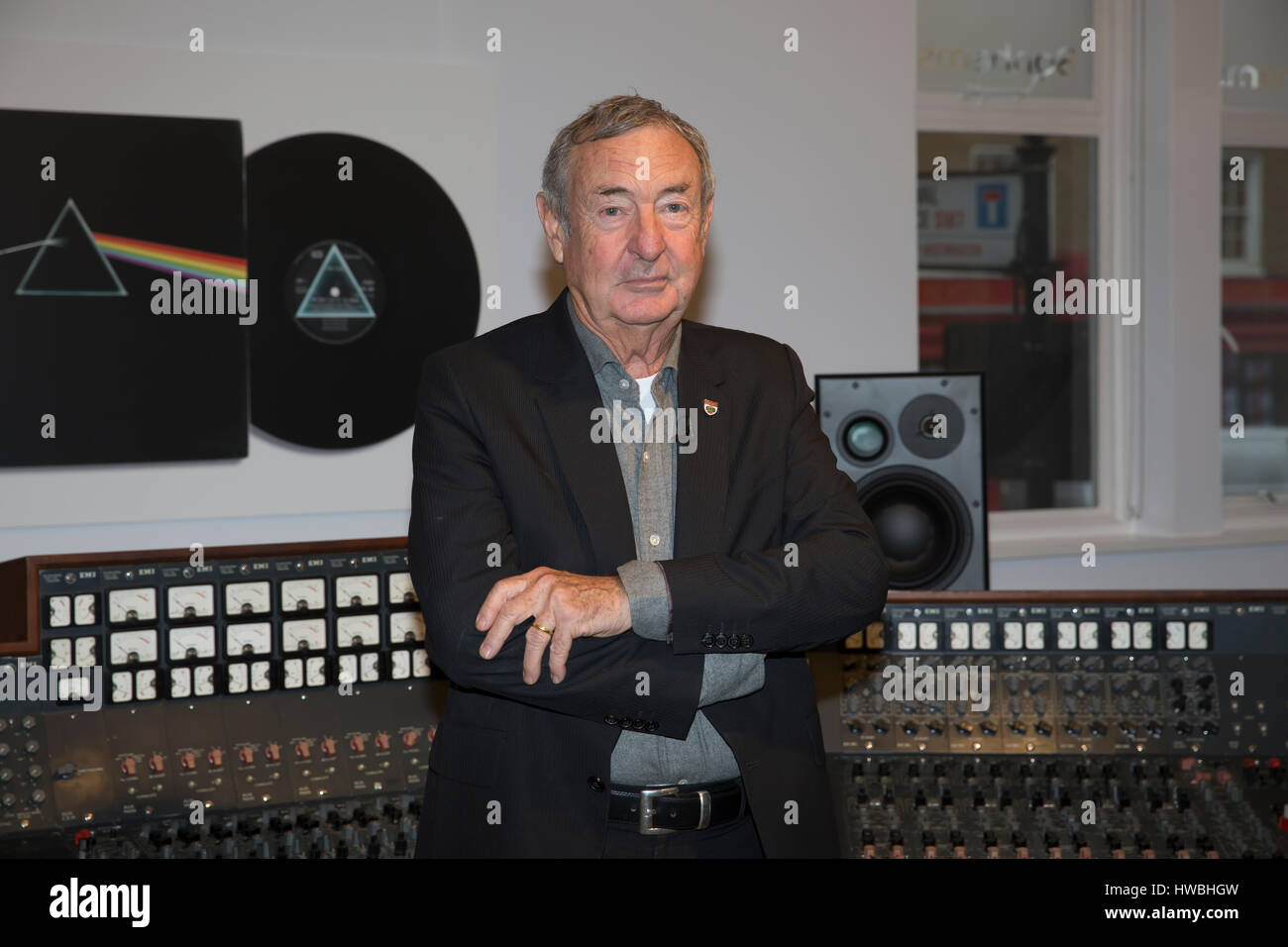 Knightsbridge, UK. 20th Mar, 2017. Renowned Pink Floyd drummer Nick ...