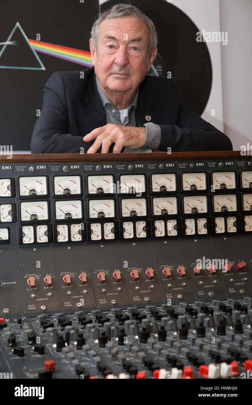 Knightsbridge, UK. 20th Mar, 2017. Renowned Pink Floyd drummer Nick ...