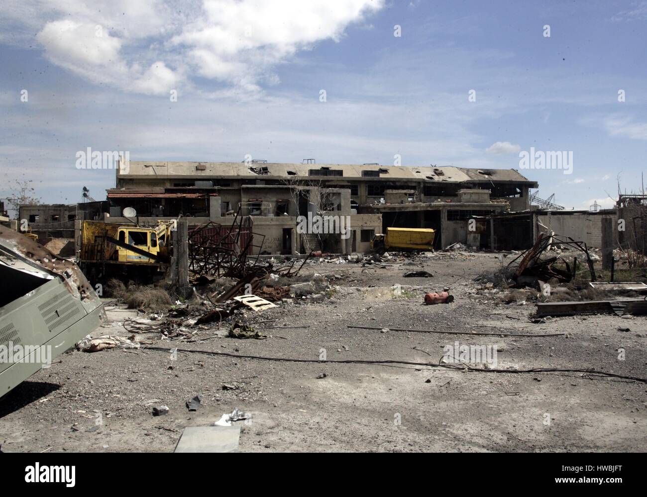 Damascus, Syria. 20th March, 2017. scene of destruction at the ...