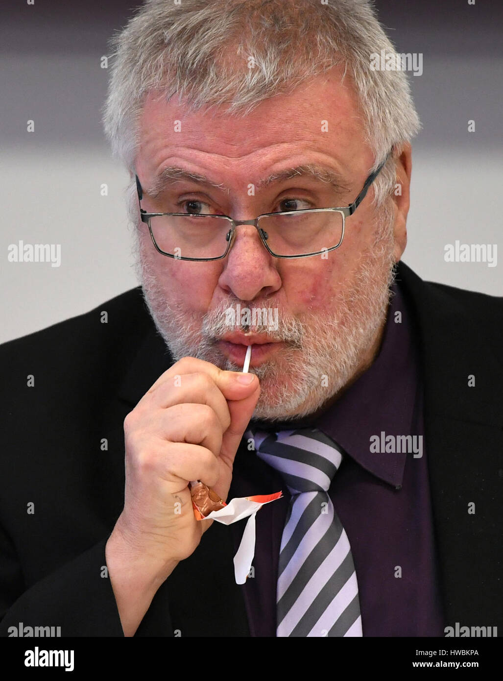 The newly elected chairman of the supervisory board Rainer ...