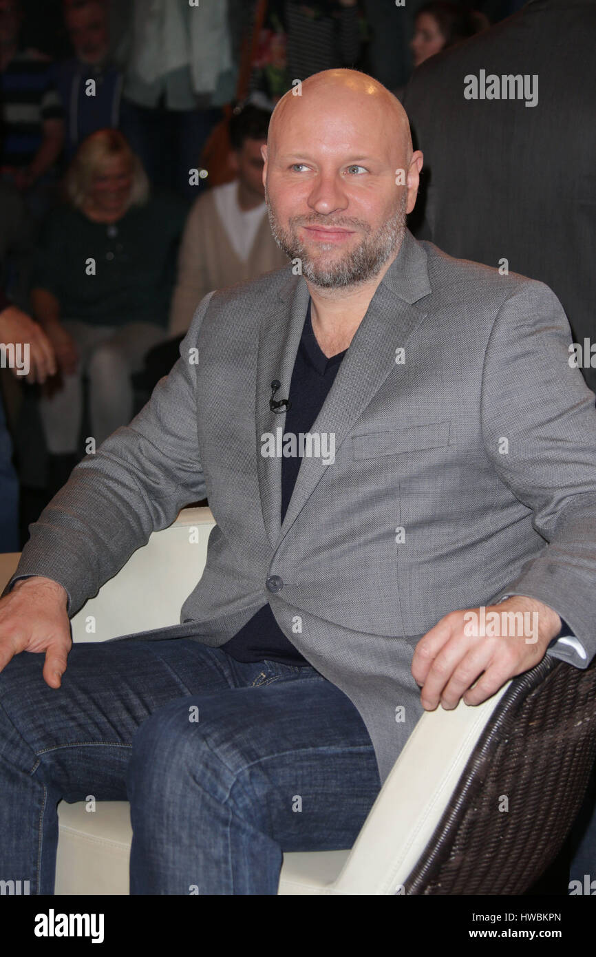 Guests attending Markus Lanz Talkshow LIVE at Stahltwiete Studio ...