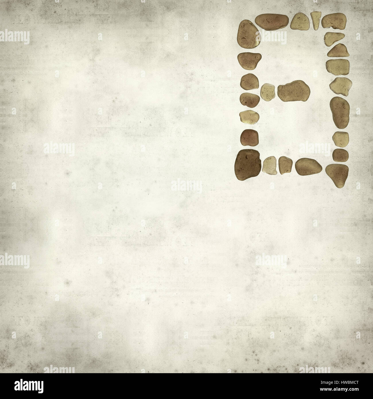 textured old paper background with Chinese character ri - sun, current ...