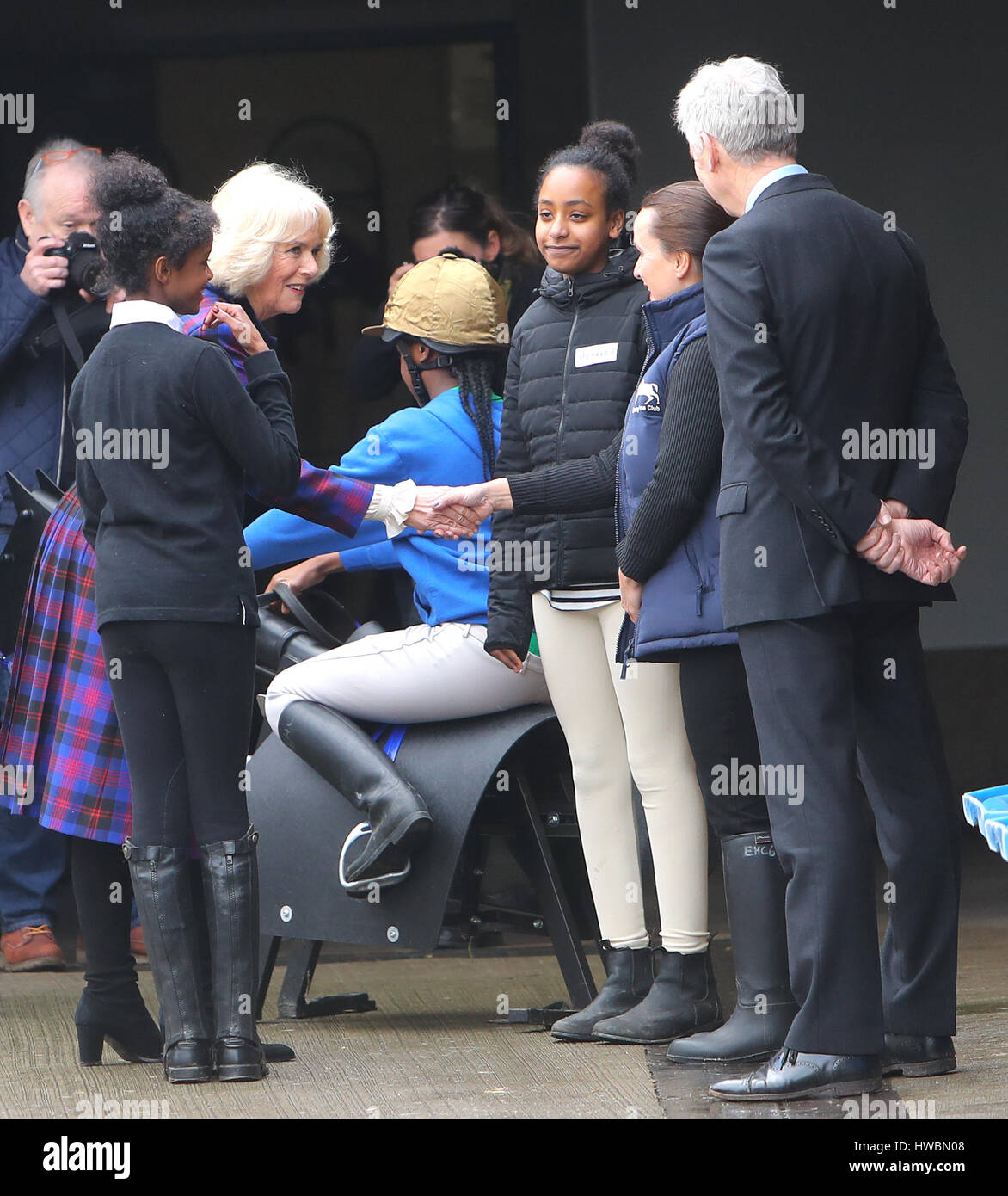 The Duchess of Cornwall, President, Ebony Horse Club, visits the ...