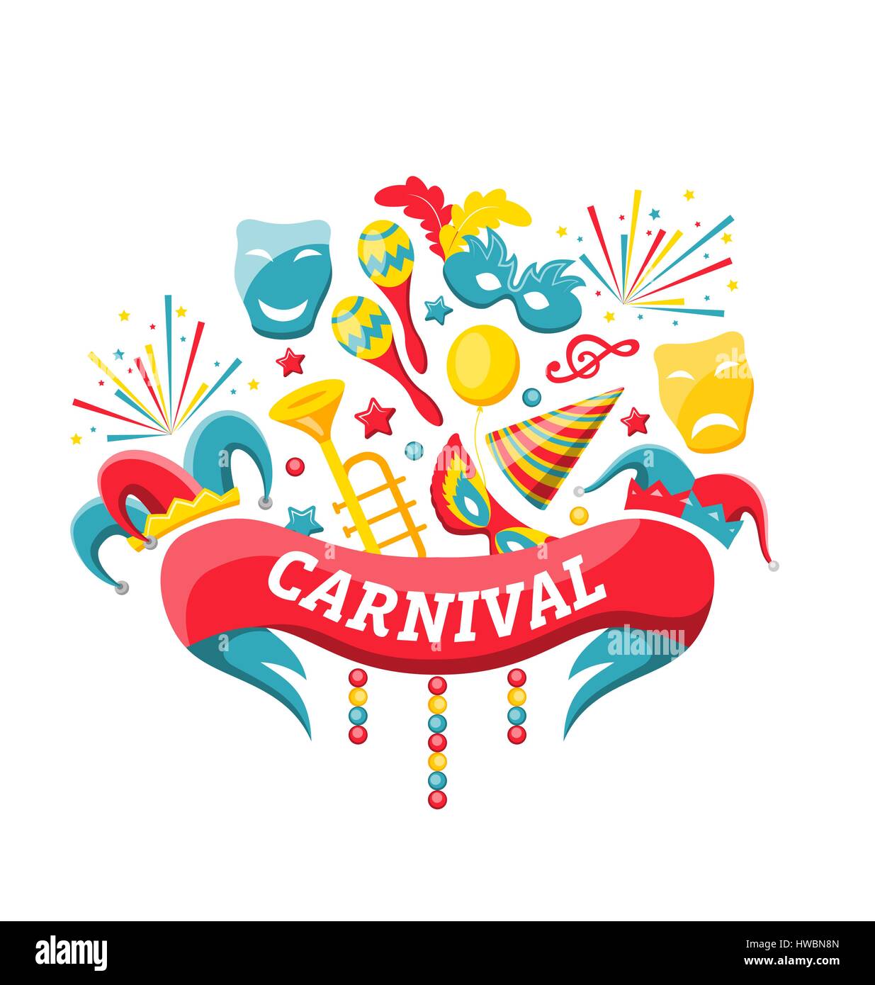 Circus carnival fiesta Cut Out Stock Images & Pictures - Alamy