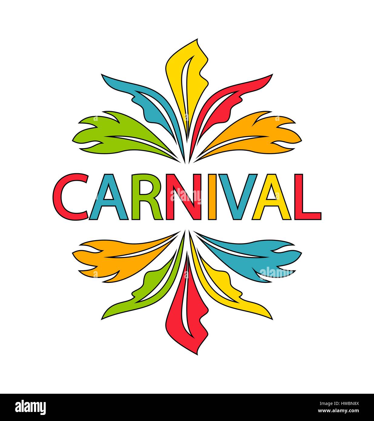 Carnival invitation Cut Out Stock Images & Pictures - Alamy