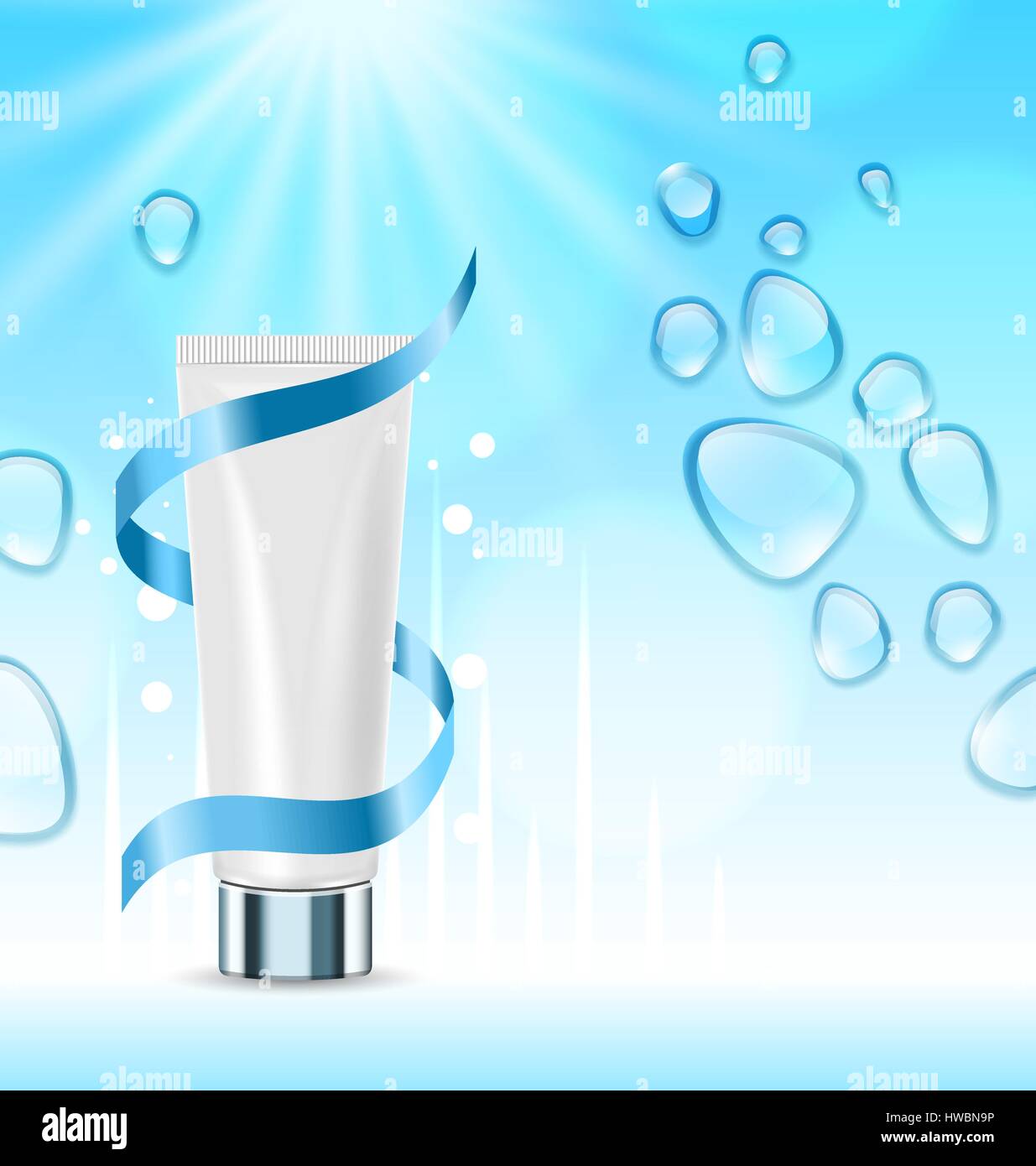 Design Poster for Cosmetics Product Advertising Stock Vector Image ...