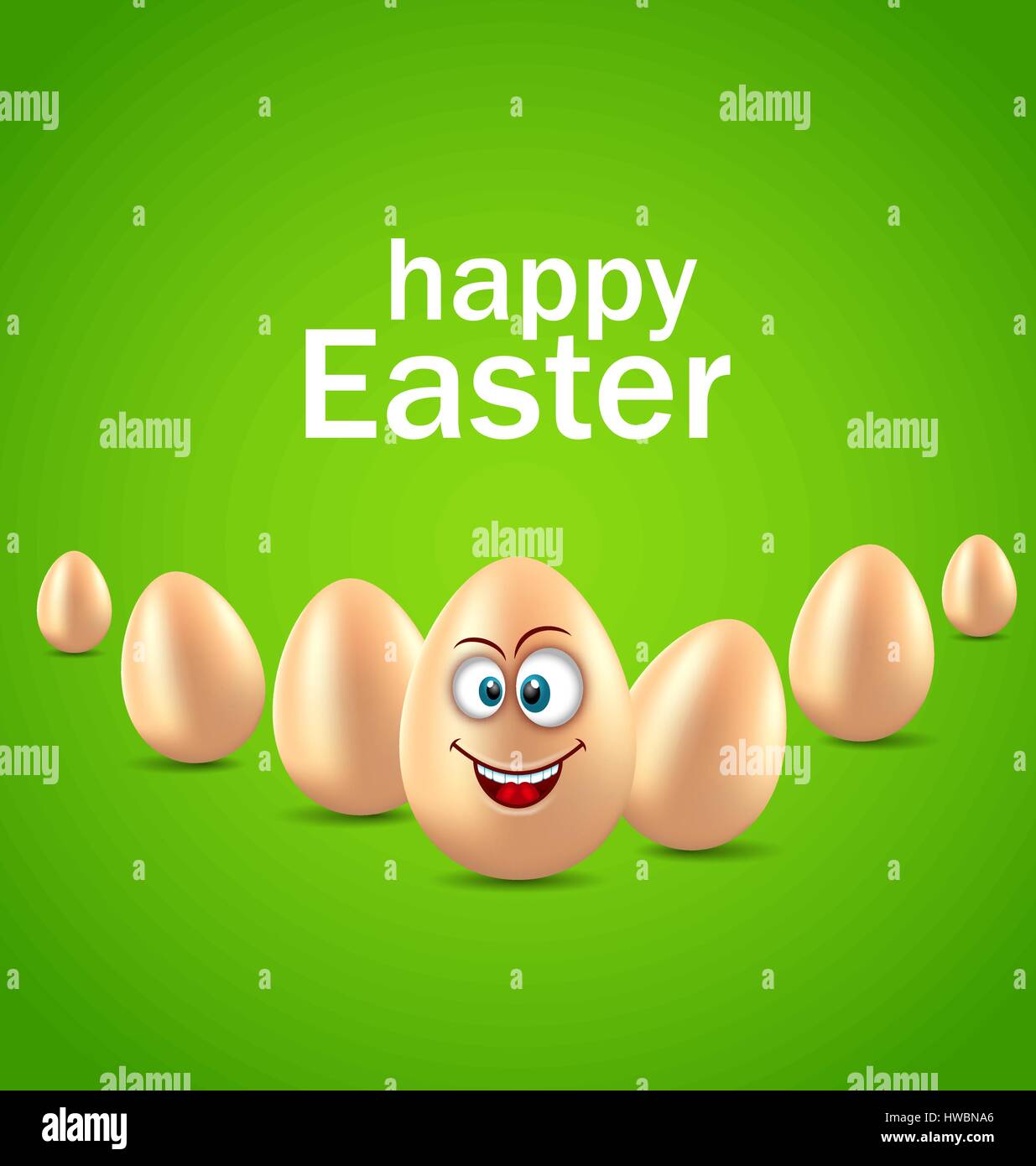 Egg smiley Stock Vector Images - Alamy