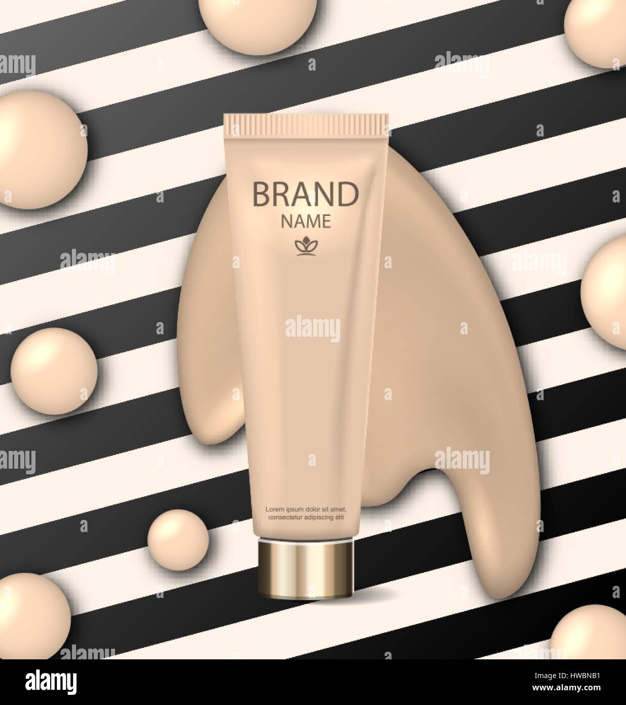 Advertising ads foundation cosmetic product hi-res stock photography ...