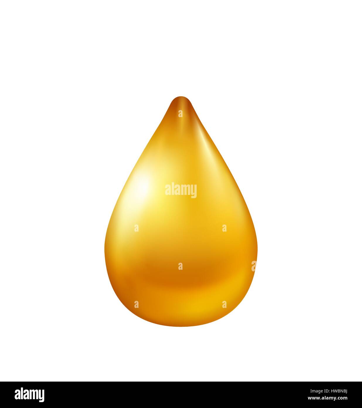 Oil Drop Isolated on White Background Stock Vector Image & Art - Alamy