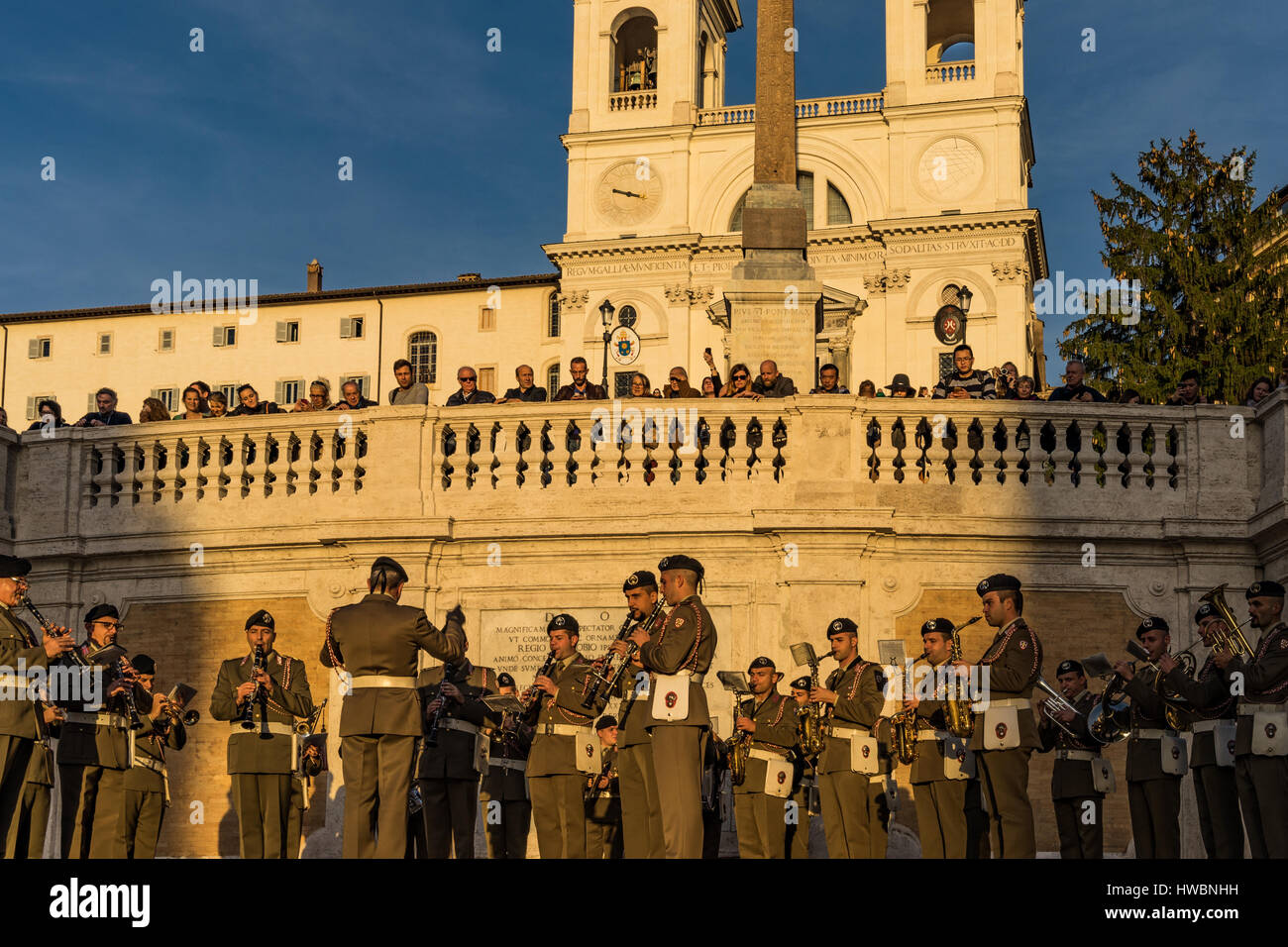 Italian marching band Stock Photo - Alamy
