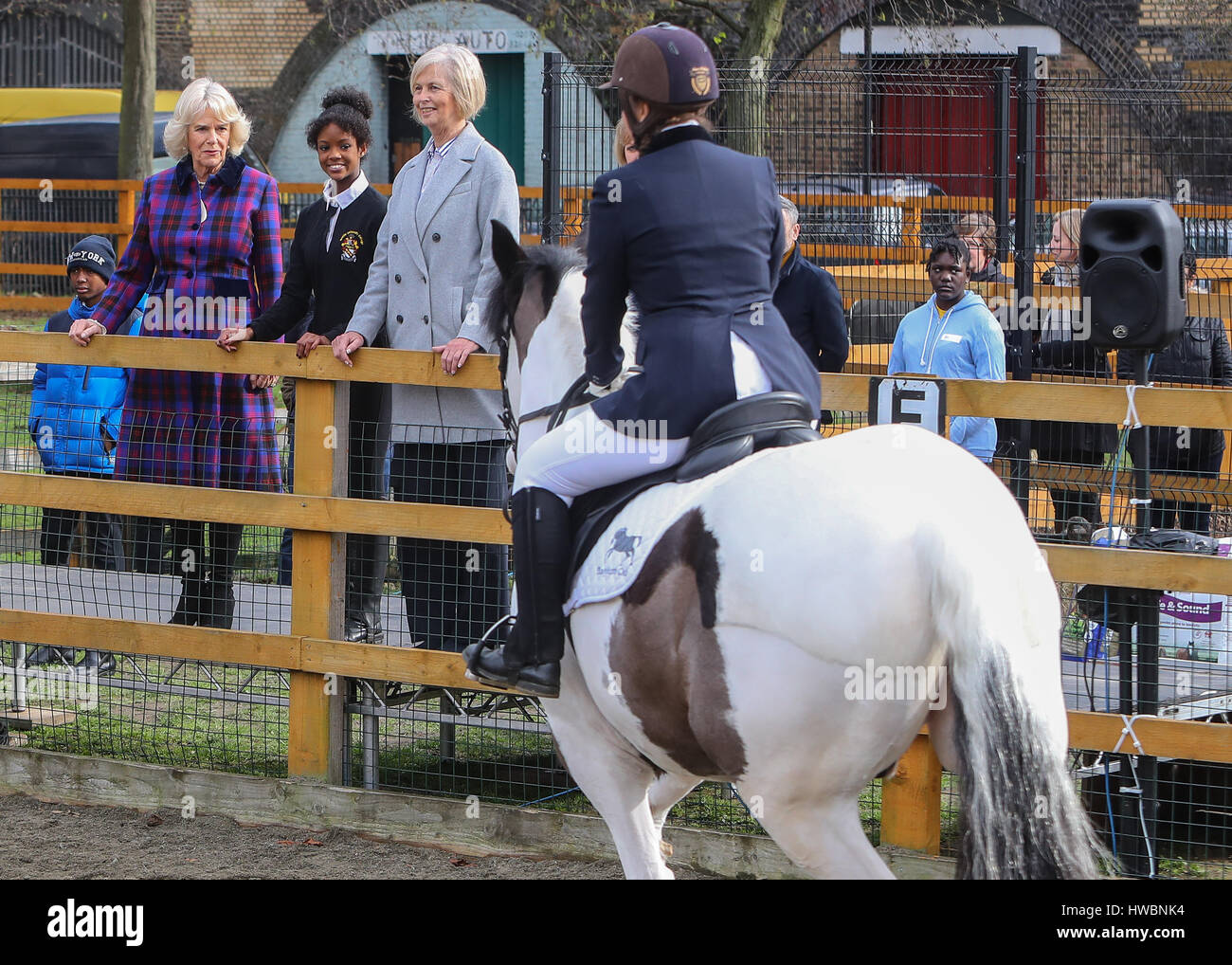 The Duchess of Cornwall, President, Ebony Horse Club, visits the ...