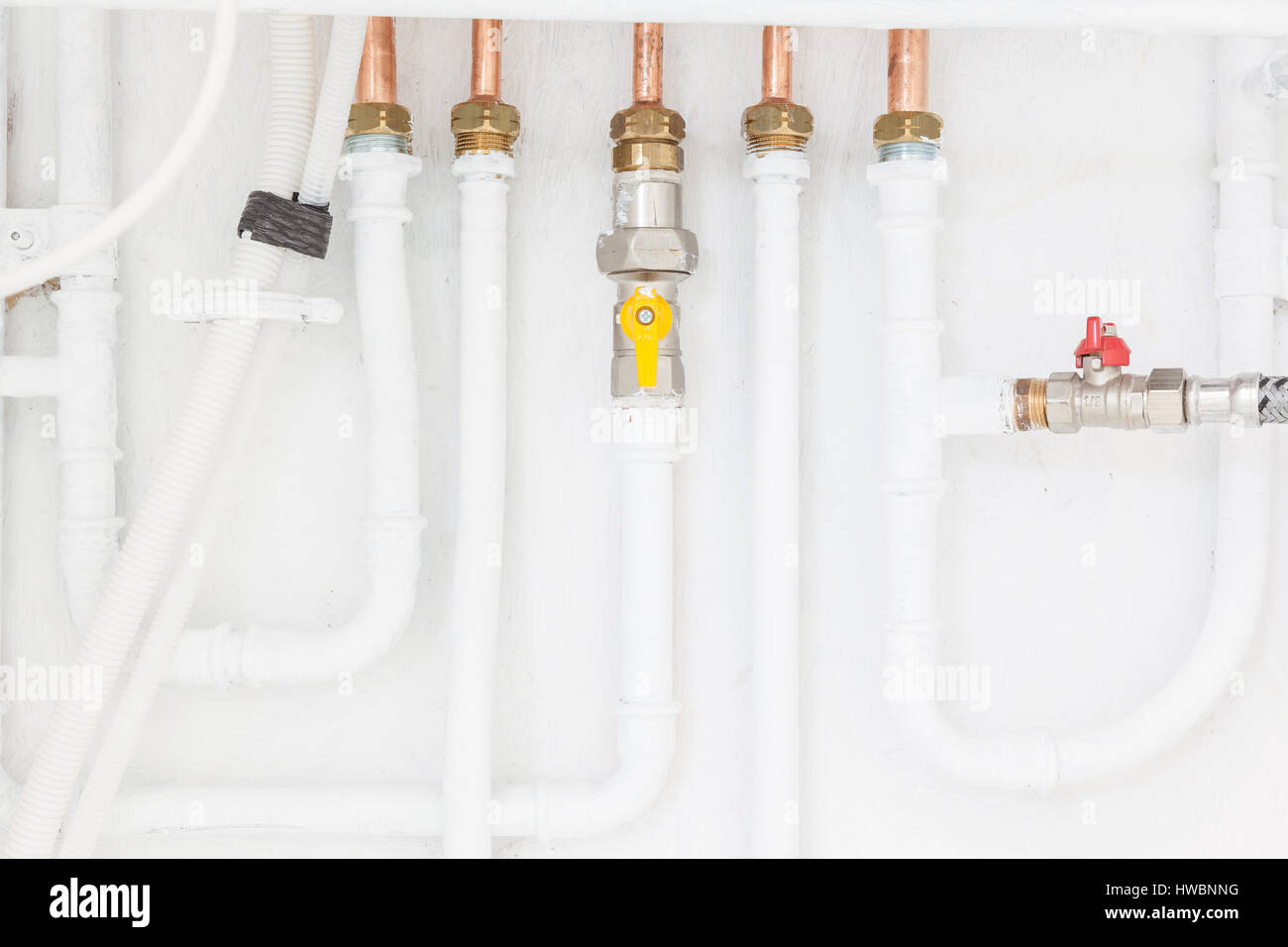 the bottom of the boiler is closed with connection to central heating ...