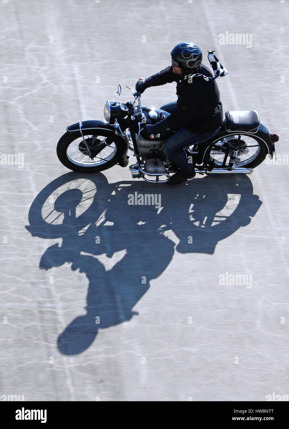 Motor racing and shadow Stock Photo - Alamy