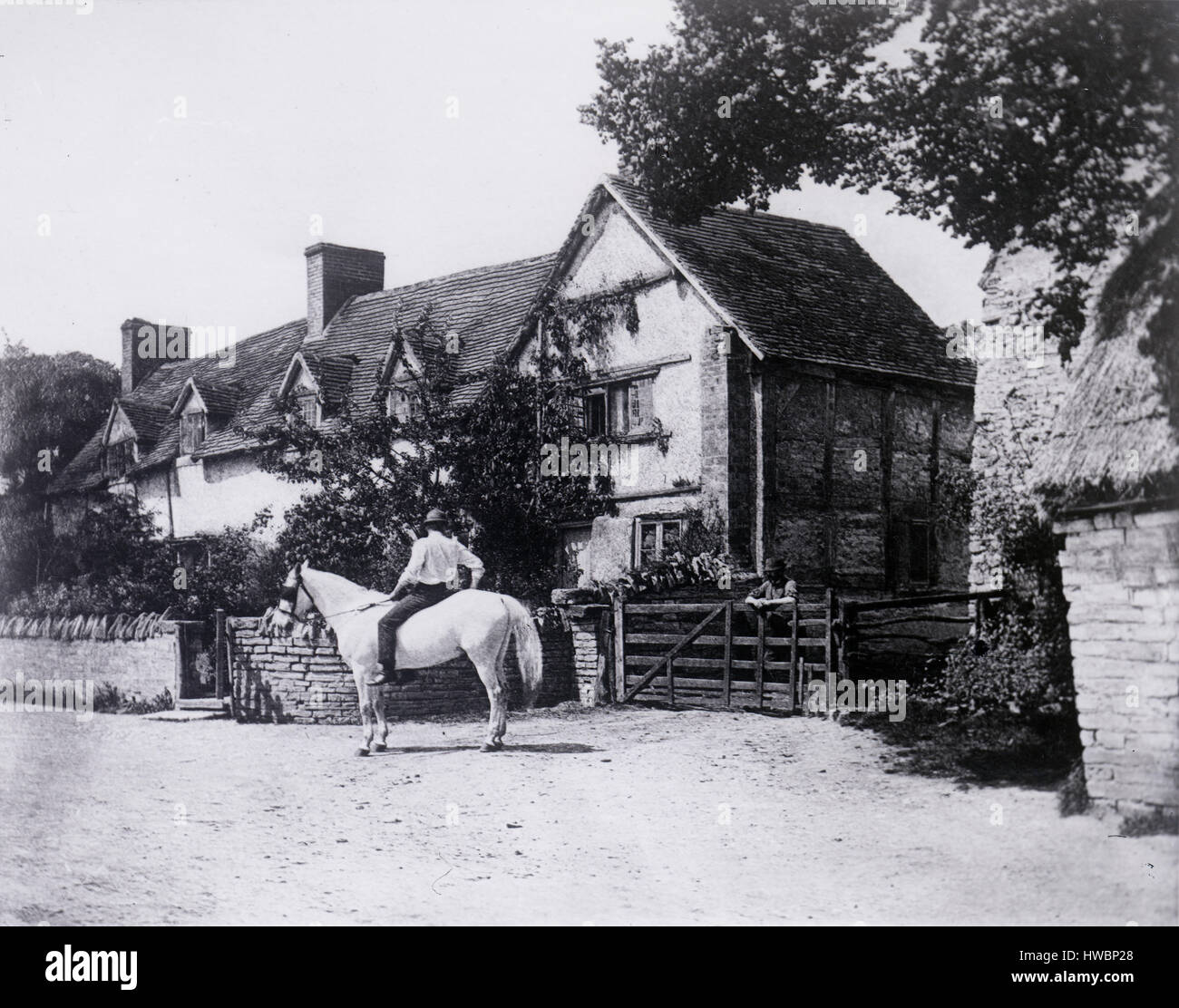 Antique c1894 photograph, image from The Home and Haunts of Shakespeare ...