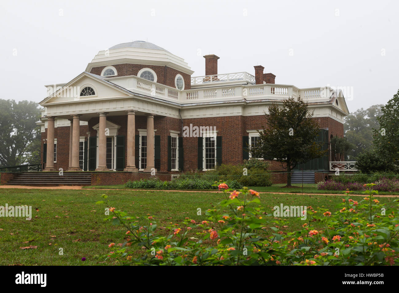 Monticello home of Thomas Jefferson, third President of the United ...