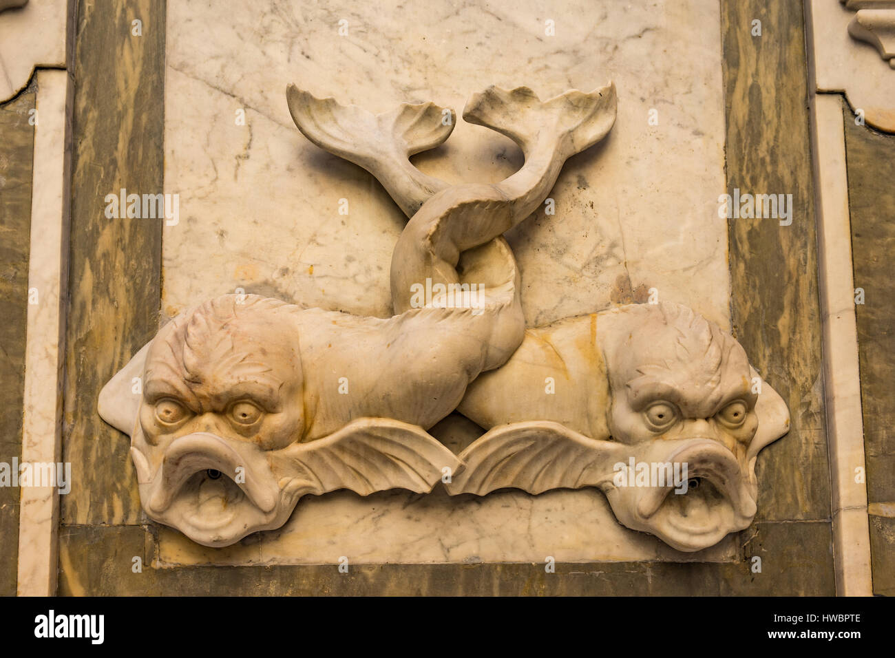 Italian fish sculptures Stock Photo - Alamy