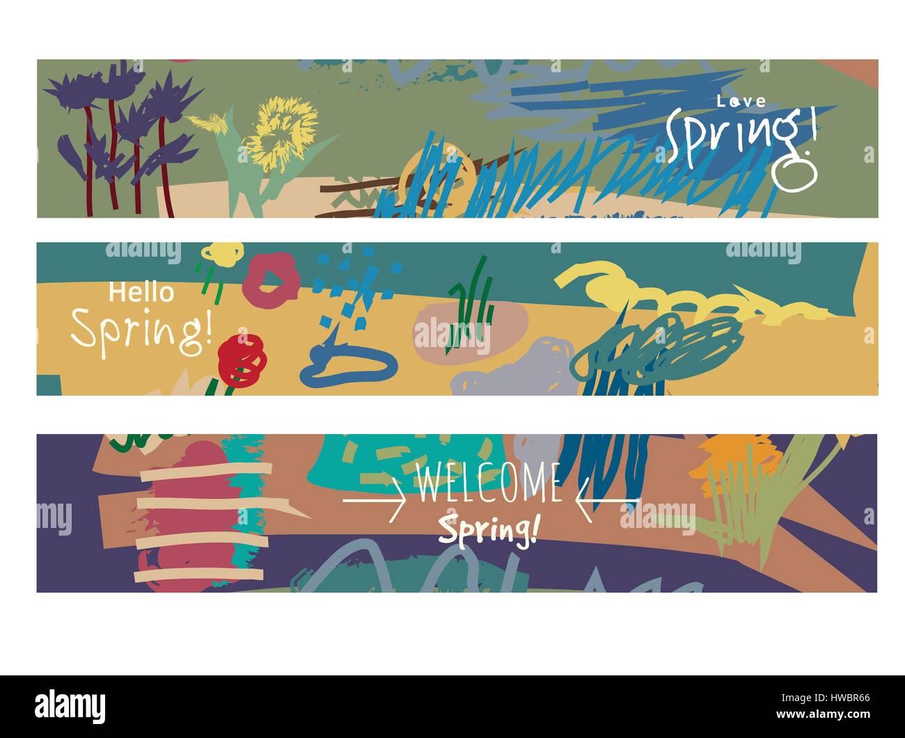 Sign of spring Stock Vector Images - Alamy