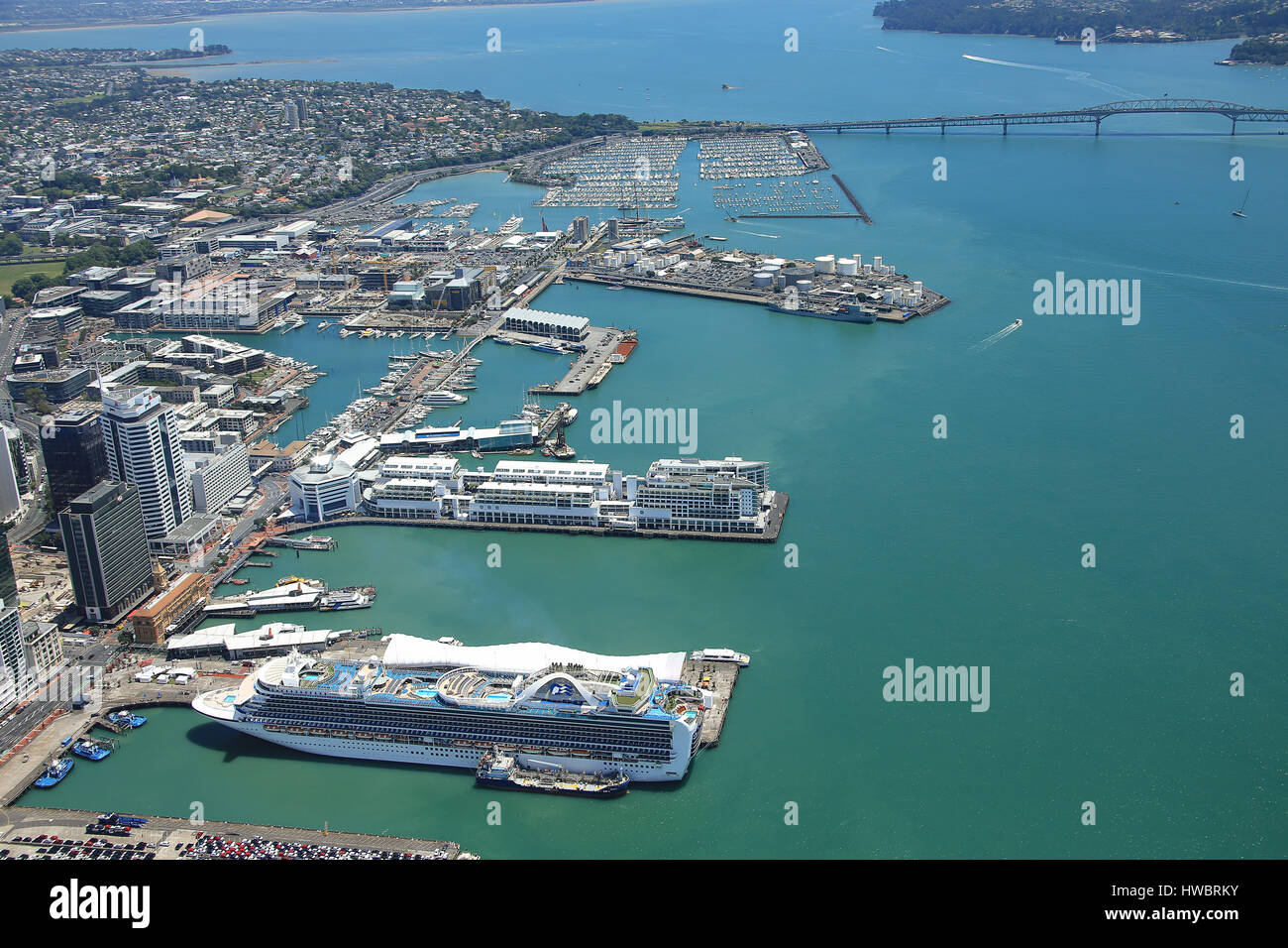 Auckland Aerial Photography Stock Photo - Alamy