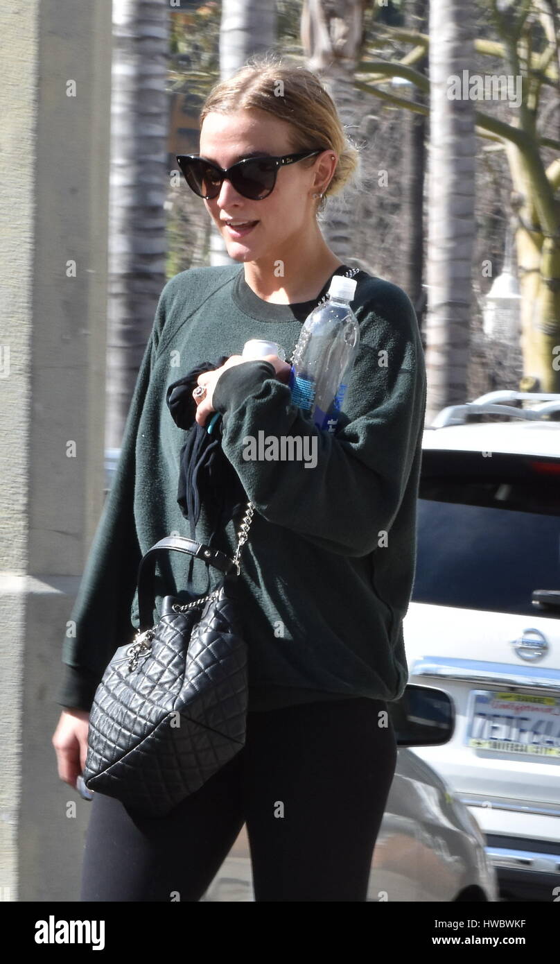 Ashlee Simpson on her way to the gym Featuring: Ashlee Simpson Where ...