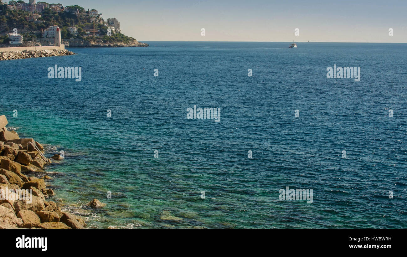 Coasline in Nice town, France Stock Photo - Alamy
