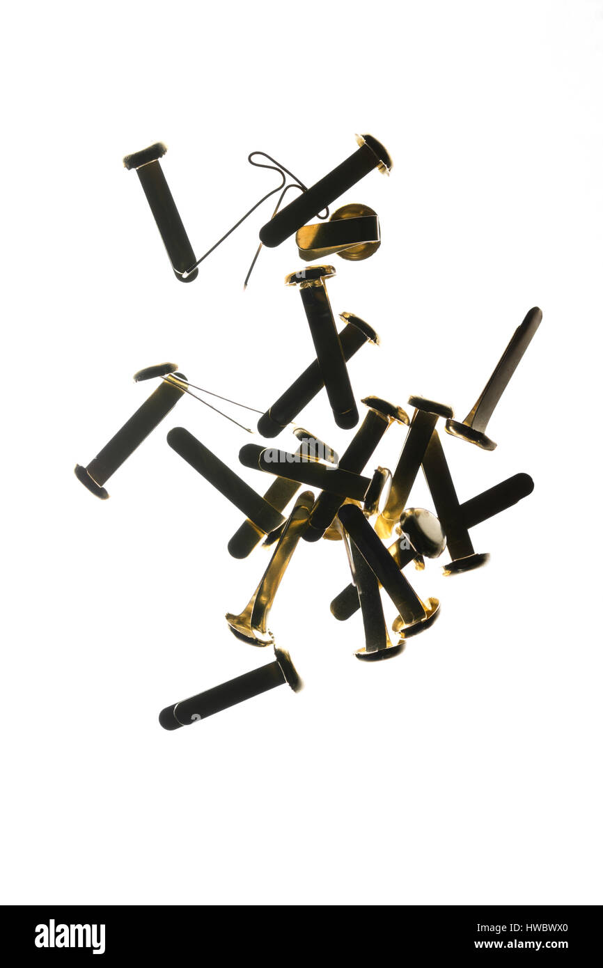 Paper fasteners split pins hi-res stock photography and images - Alamy