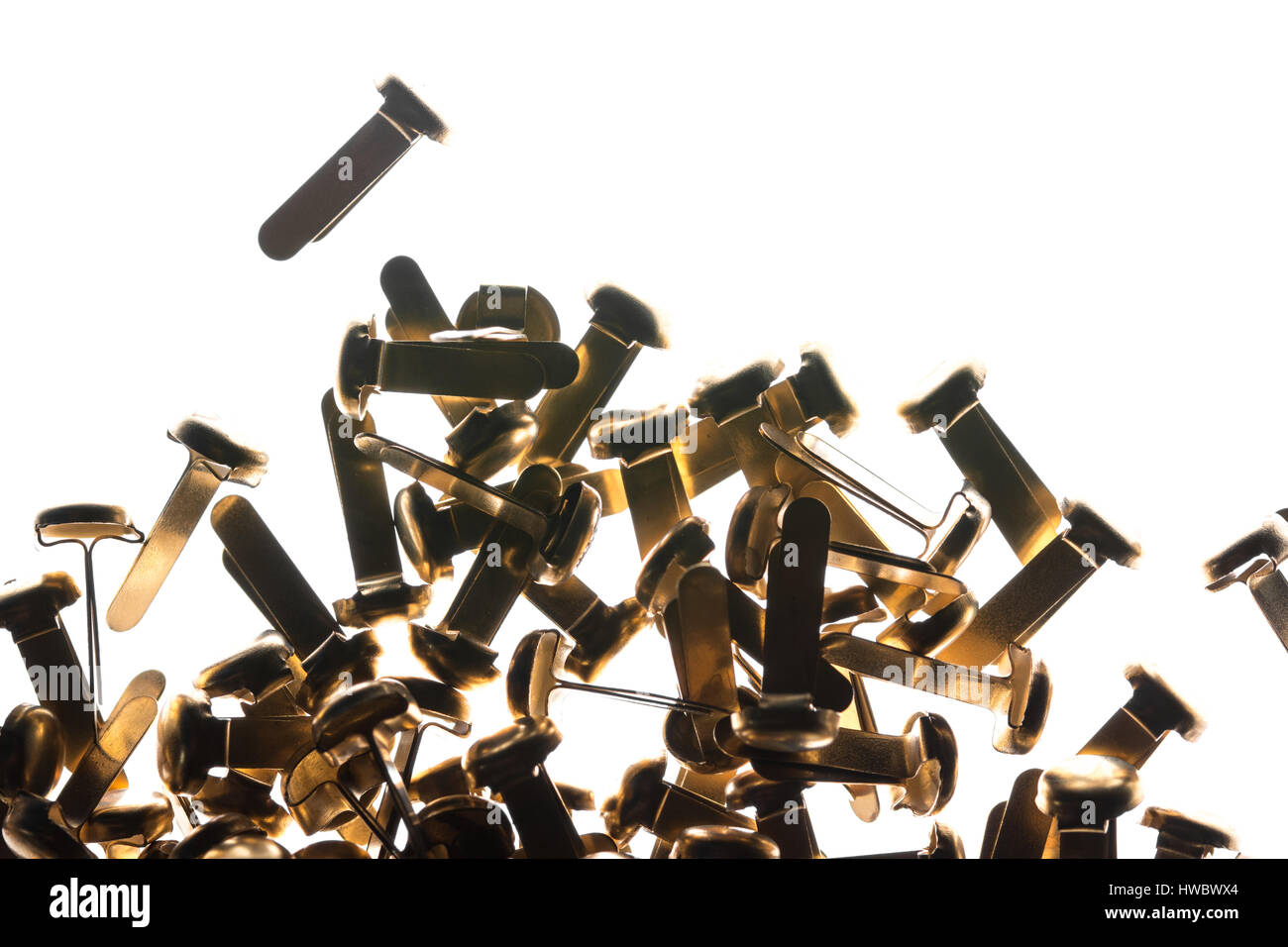 Split pin paper fasteners hi-res stock photography and images - Alamy