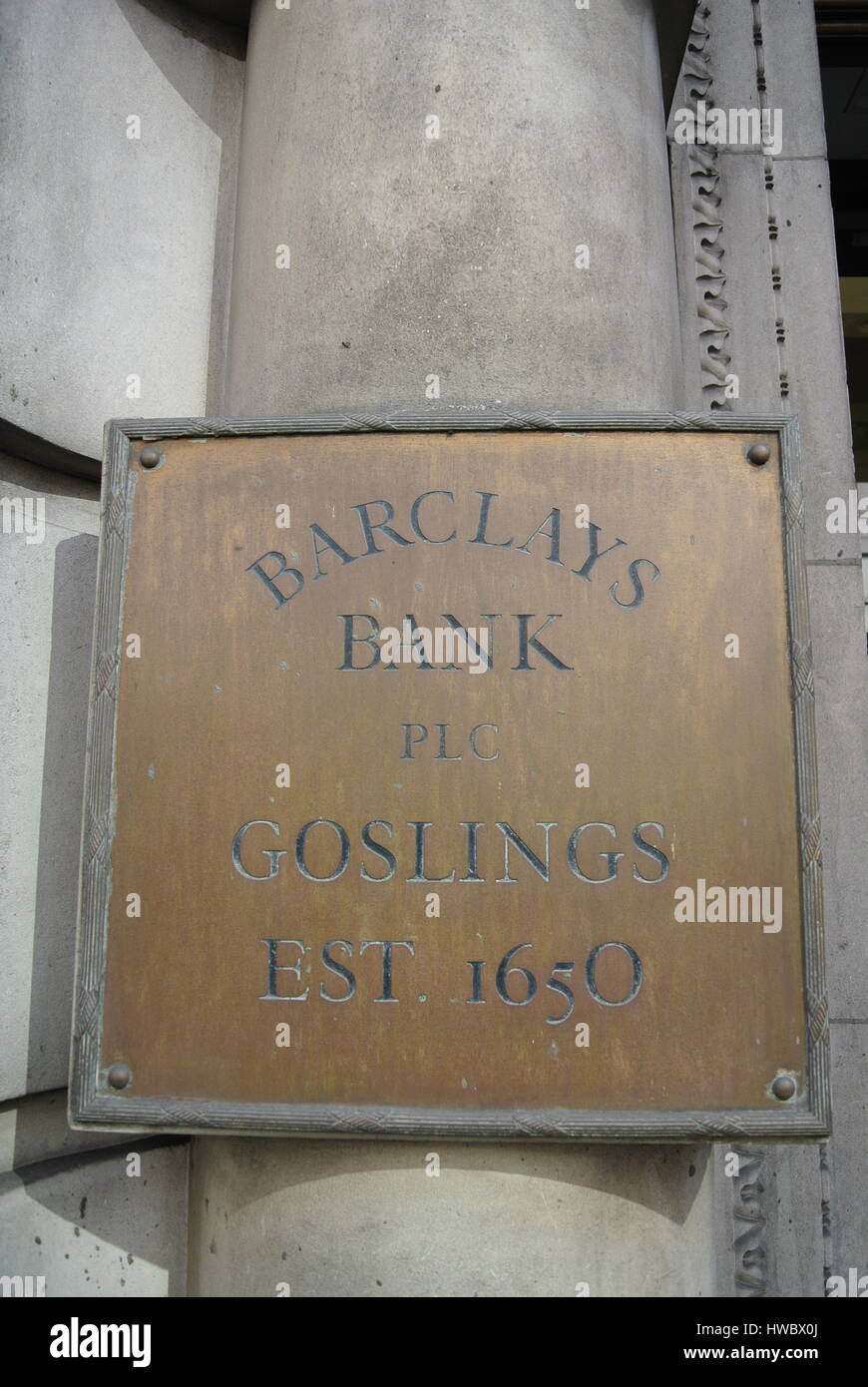 Barclays building signage hi-res stock photography and images - Alamy