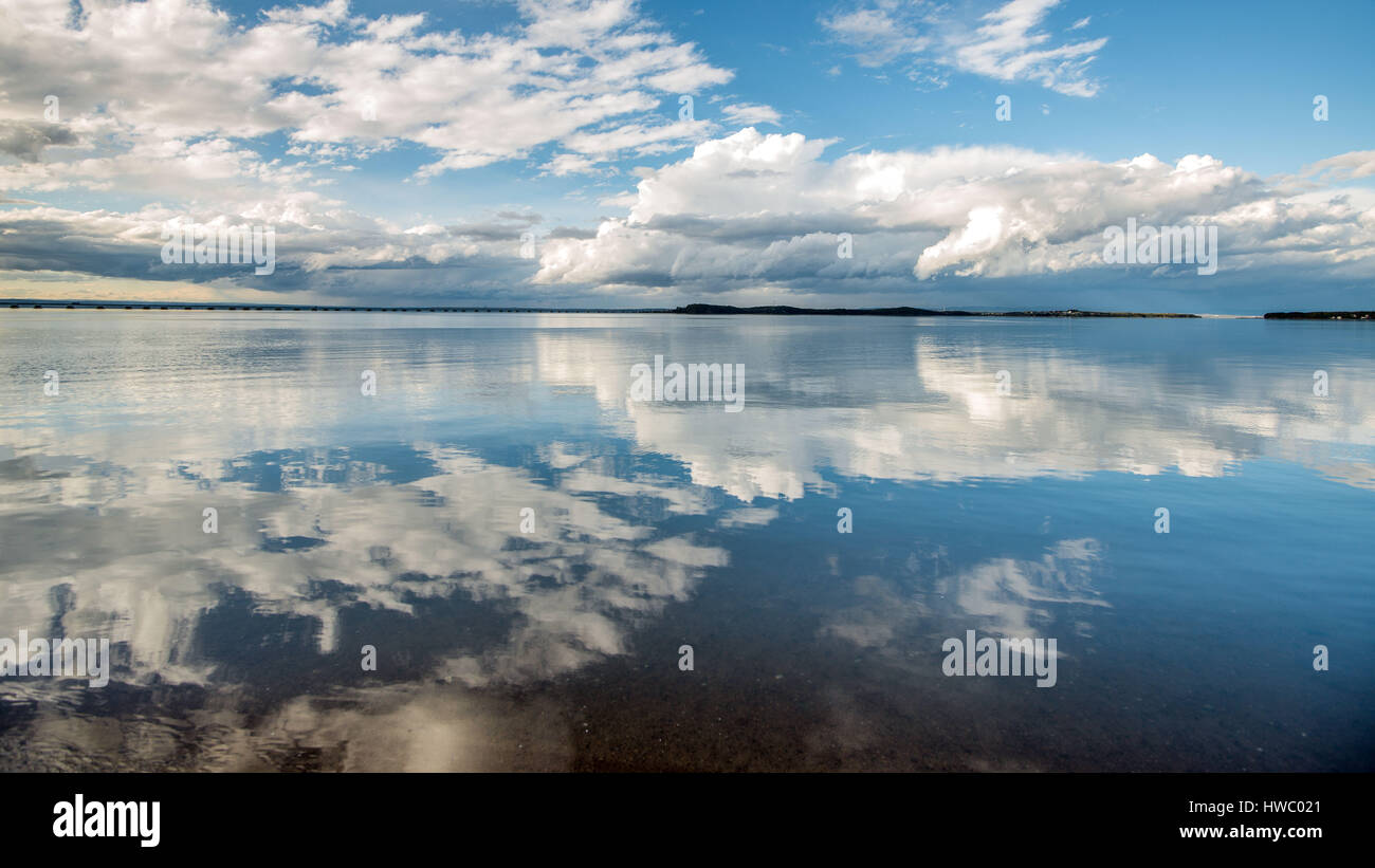 sea reflection clouds Stock Photo - Alamy