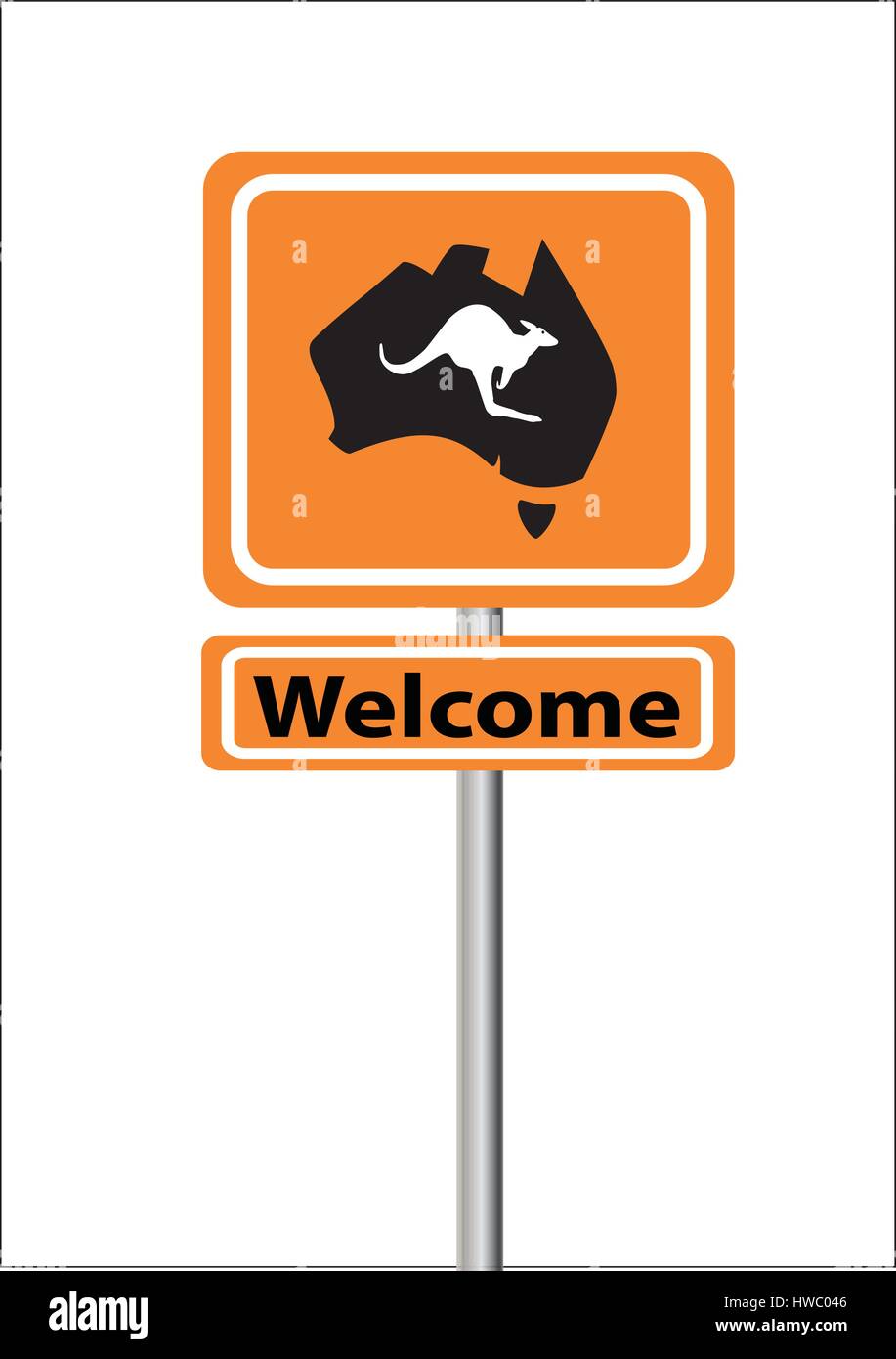 Welcome to australia sign hi-res stock photography and images - Alamy