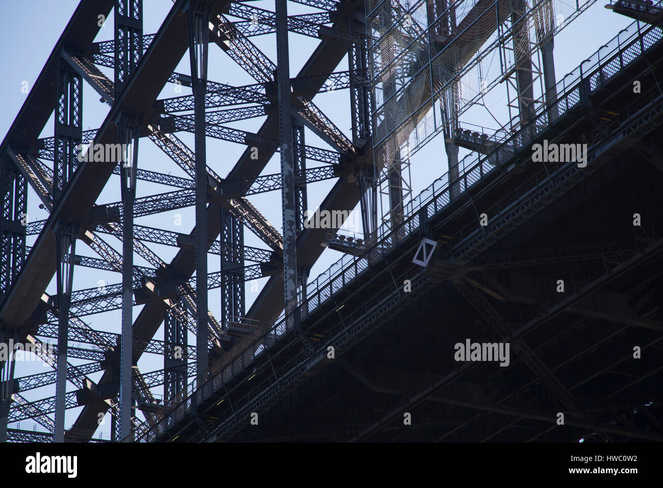 Detail steel bridge beams hi-res stock photography and images - Alamy