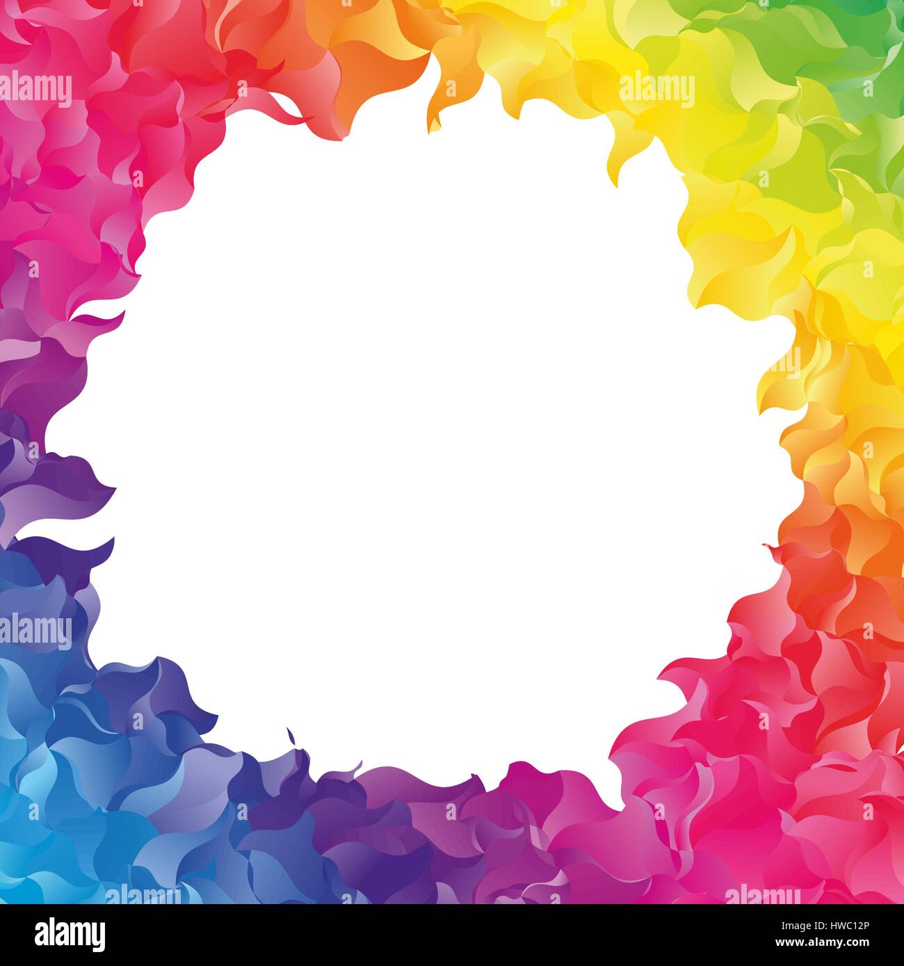 Color Abstract Frame Stock Vector Image & Art - Alamy