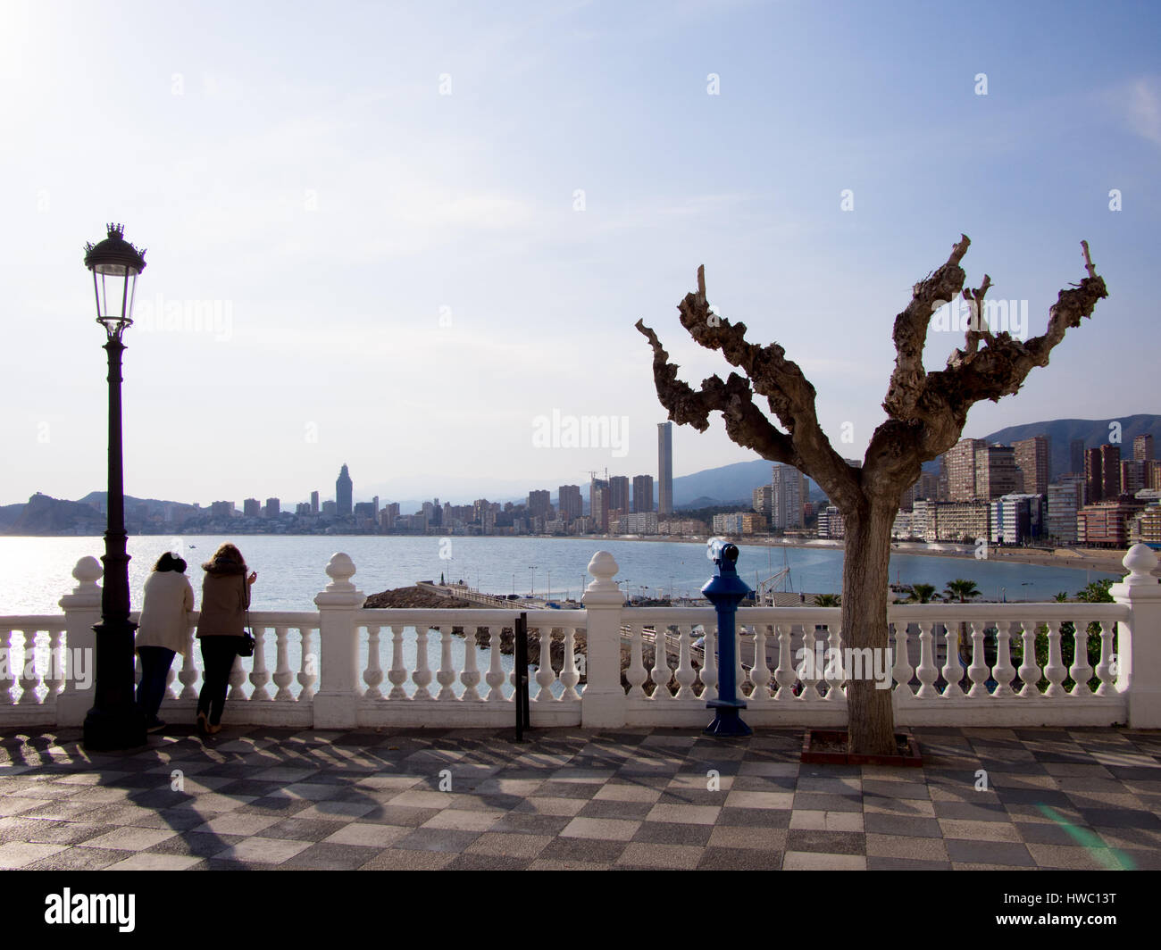 Benidorm old town square hi-res stock photography and images - Alamy