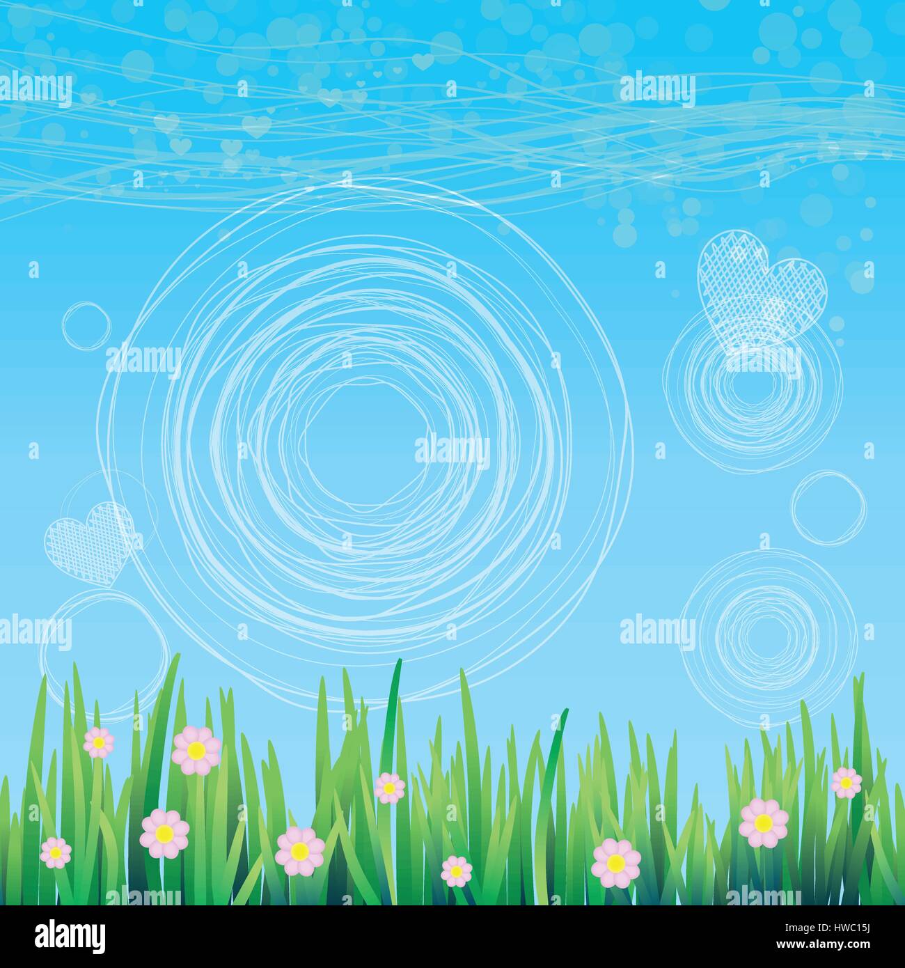 Blue skybackground Stock Vector Images - Alamy