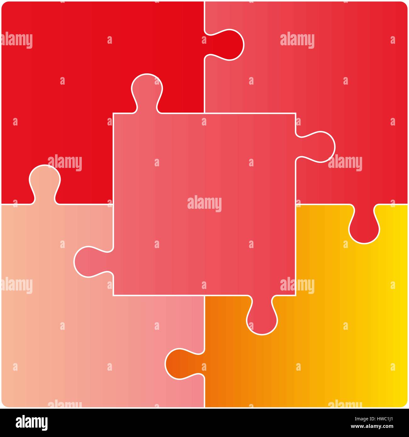Puzzle set. Vector illustration Stock Vector Image & Art - Alamy