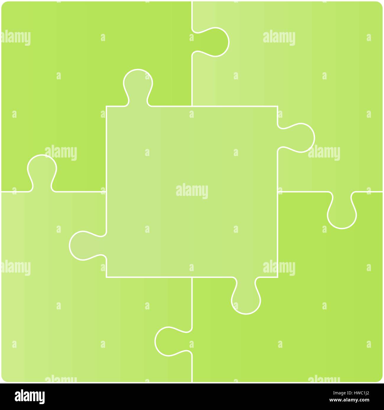 Puzzle set. Vector illustration Stock Vector Image & Art - Alamy