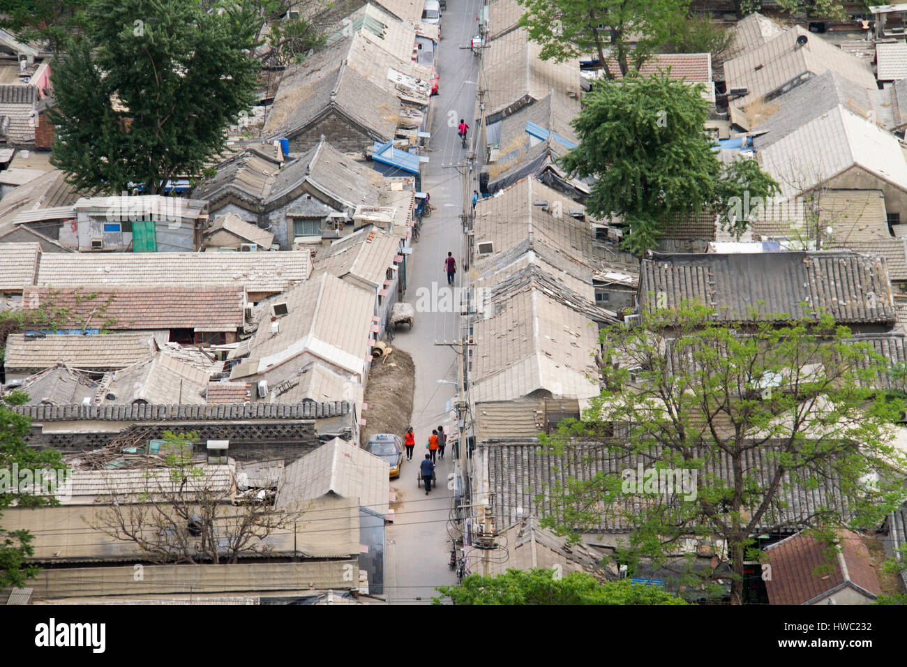 Beijing City, Hutong, Xicheng District, China Stock Photo - Alamy
