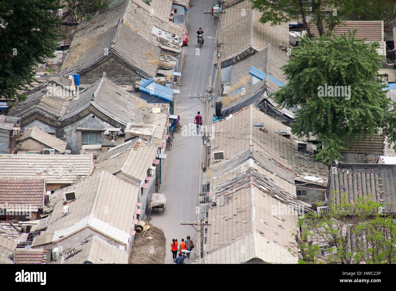 Beijing City, Hutong, Xicheng District, China Stock Photo - Alamy