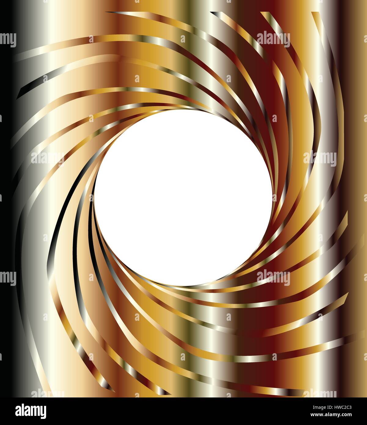 Looking down the bore of a rifled barrel Stock Vector Image & Art - Alamy