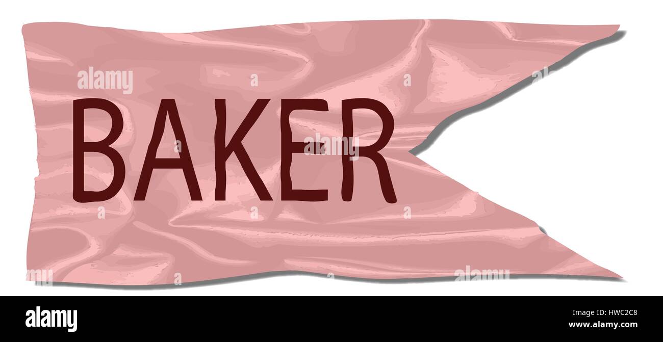 Baker silk flag hi-res stock photography and images - Alamy