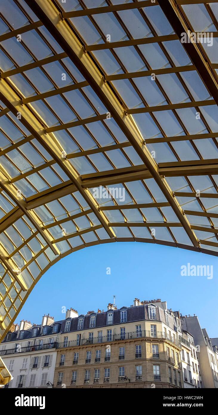 Canopy of Les Halles district in Paris. France Stock Photo - Alamy
